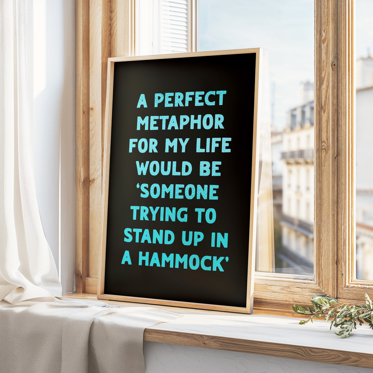 A Perfect Metaphor Print – Bobandolive